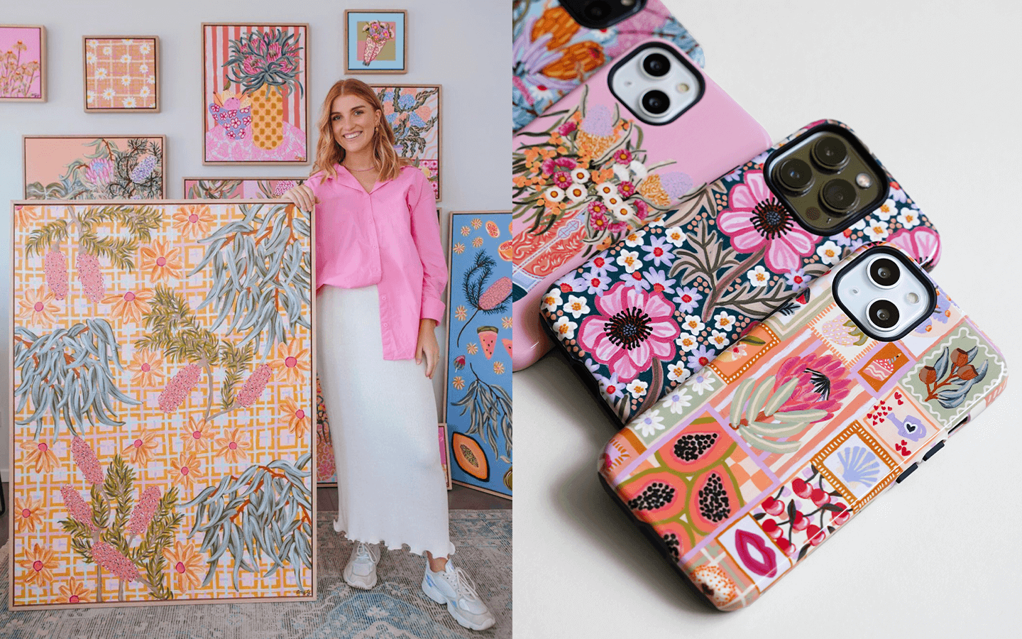 Amy Gibbs Cute Floral Phone Cases & Tech Accessories | The Dairy