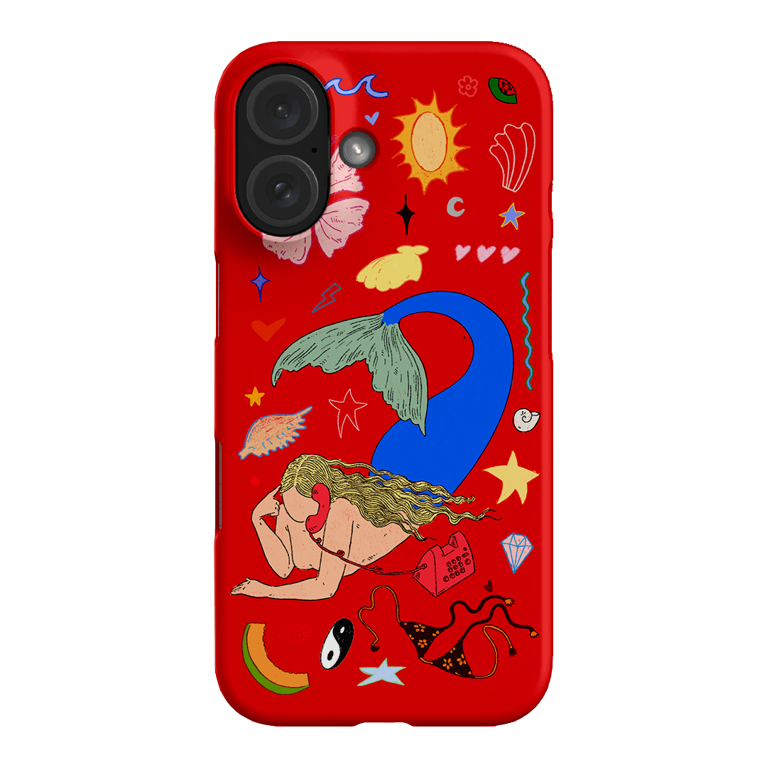 Mermaid Salad Scarlet Illustrated Phone Case | The Dairy