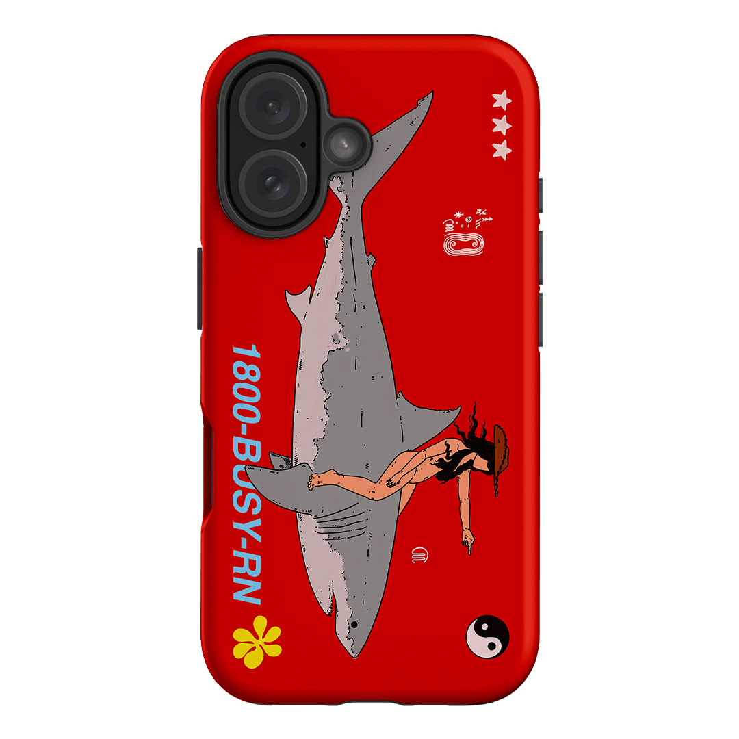 1800-Busy Rn in Red Illustrated Phone Case | The Dairy