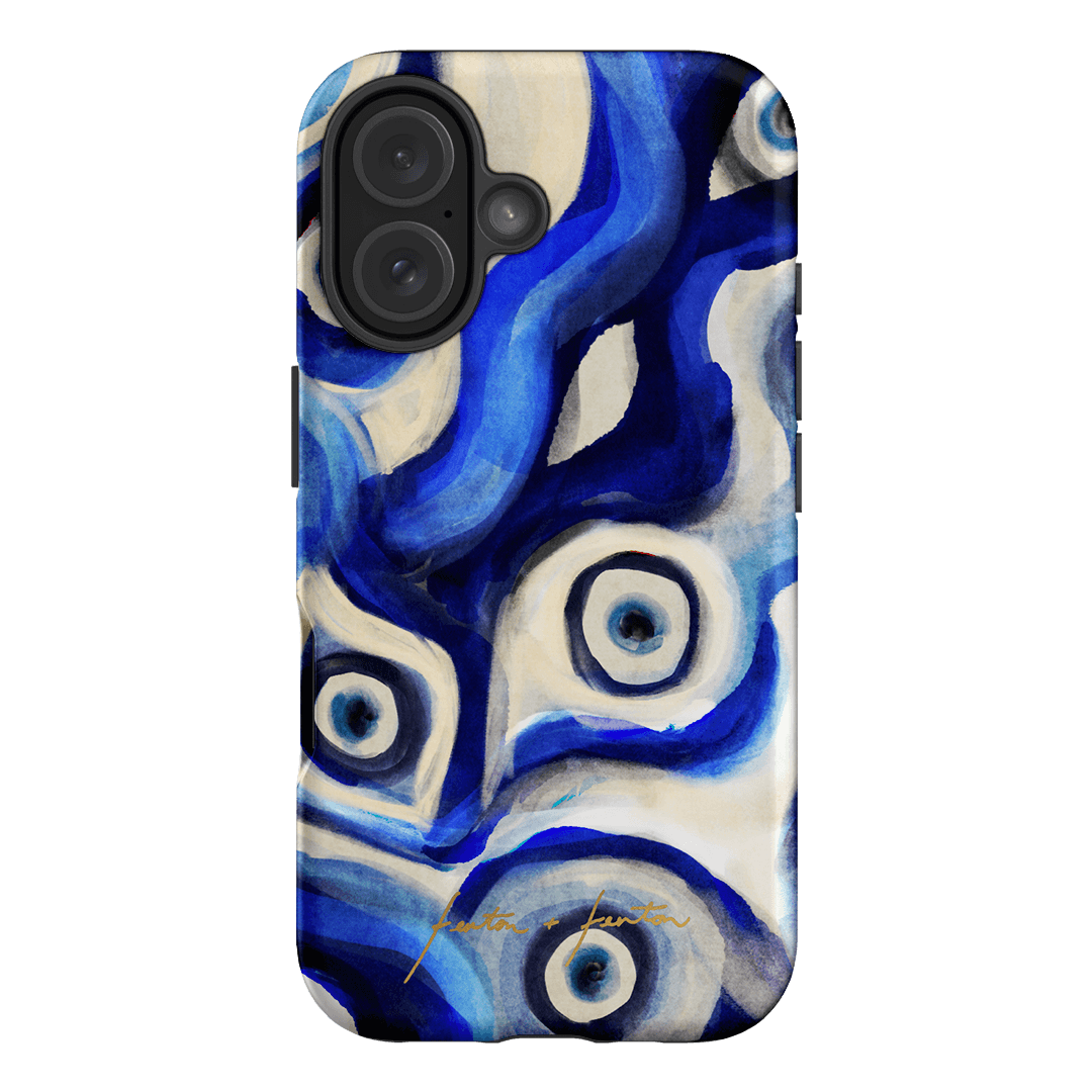 Mati Blue Evil Eye Pattern Phone Case – The Dairy