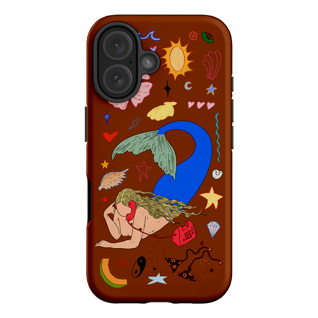 Mermaid Salad Chocolate Illustrated Phone Case | The Dairy