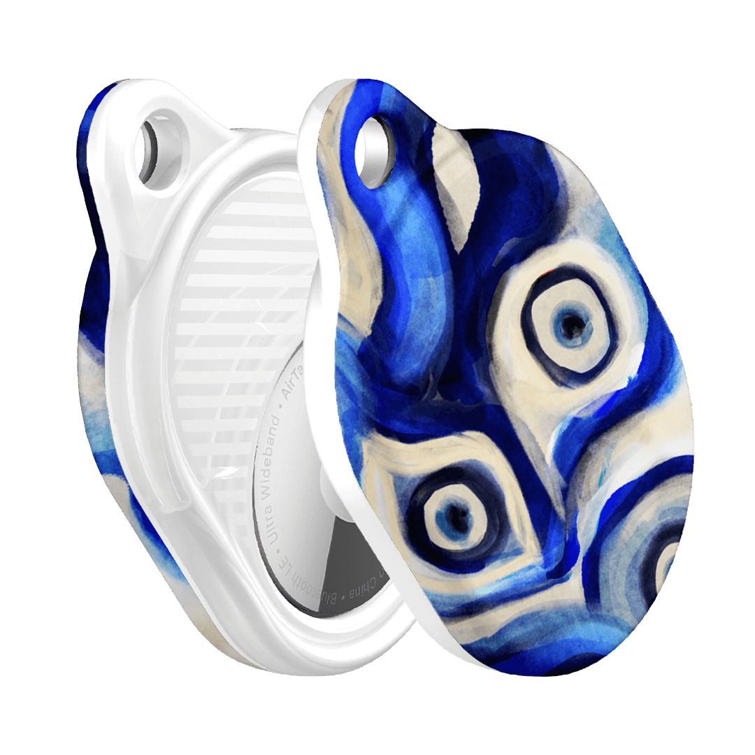 Mati Evil Eye Pattern AirTag Holder – The Dairy