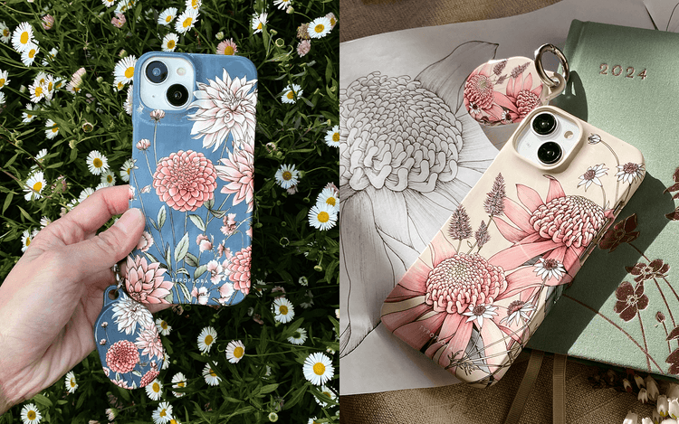 Typoflora Flower Print Cute & Protective Phone Cases | The Dairy